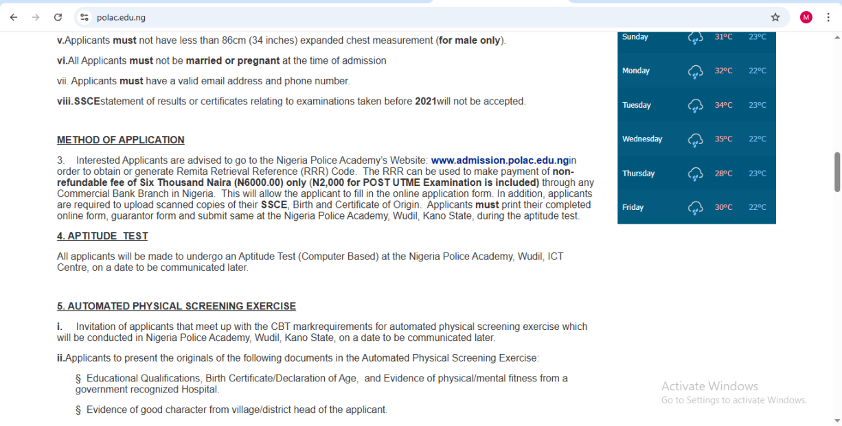 POLAC POST UTME Form 2025/2026 Is Out | Apply Now - MyEduPlug