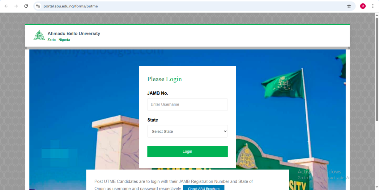 ABU POST UTME Form 2025/2026 is Out | Apply Now - MyEduPlug